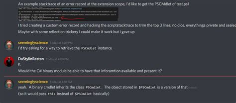 extension vault feature request expose pscmdlet so that errors can be written at the user