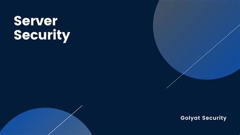 Server Security Golyat Security