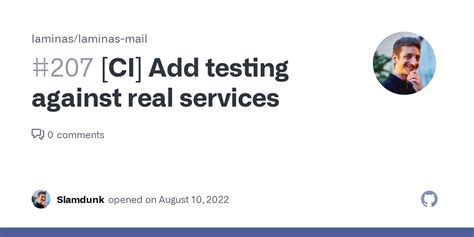[ci] add testing against real services · issue 207 · laminas laminas