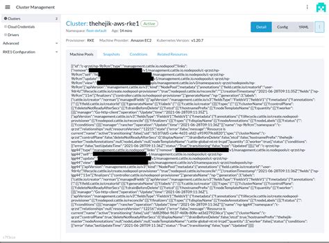 Rke1 Node Pools Not Displayed In Cluster Management In Explorer · Issue