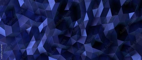 3d Illustration Geometric Polygon Line Triangle Pattern Shape With Molecule Structure