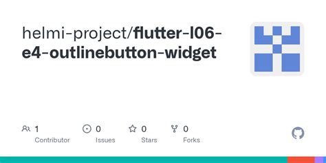 Github Helmi Projectflutter L06 E4 Outlinebutton Widget