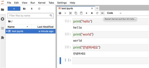 Jupyter Notebook 설치 및 사용법 정리