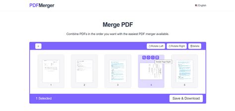 pdf merger merge rotate organize delete and preview pdf react next js web app by dosana