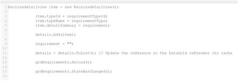 Unable To Bind A List To A Data Grid Blazor Server Radzen