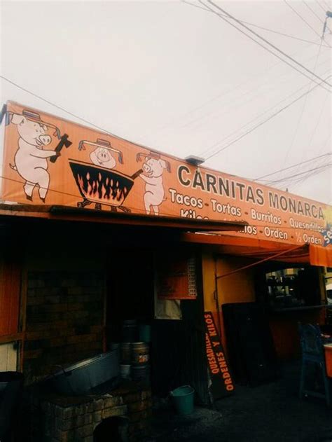 Carta Del Restaurante Carnitas Monarca Tijuana Fracc Huertas 4ta