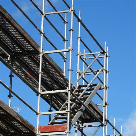 Modular Building Construction All Round Ringlock Scaffold With Walking