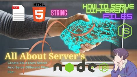 all about servers node js learn how to serve string json html