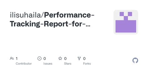 Github Ilisuhaila Performance Tracking Report For Manufacturing Company