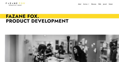 Creative Product Development At Fazane Fox Production Agency
