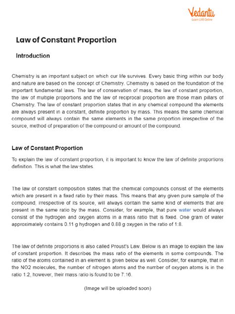 Law Of Constant Proportion Pdf