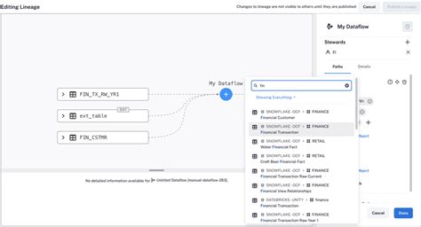 Create Lineage Data Manually — Alation User Guide