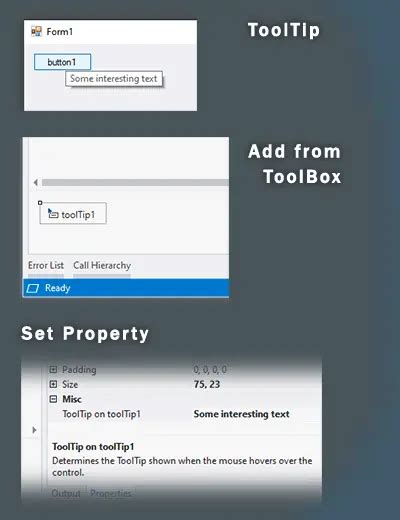 Cwinforms Tooltip Example Dot Net Perls