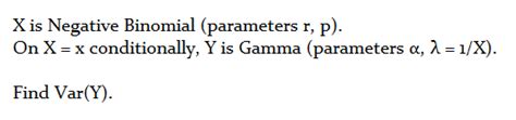 Solved X Is Negative Binomial Parameters Rp Onxx