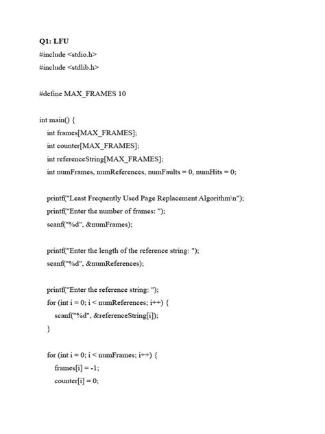 Lfu And Lru Pdf Software Engineering Computer Architecture