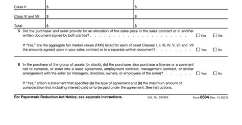 Form 8594 ≡ Fill Out Printable Pdf Forms Online