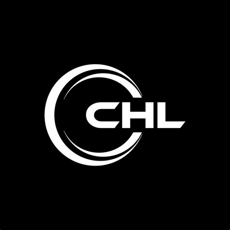 Chl Letter Logo Design In Illustration Vector Logo Calligraphy