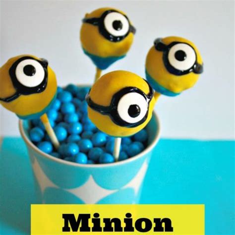 Minion Cake Pop Recipe I Love Minions Mommy Evolution