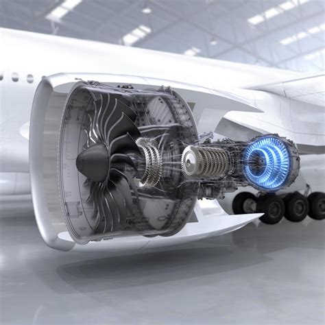 Airplane Engine Turbine