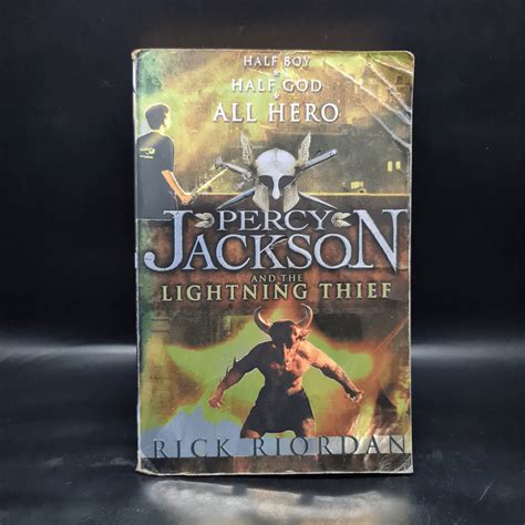 Percy Jackson And The Lightning Thief Rick Riordan 💥สันเขียนชื่อ