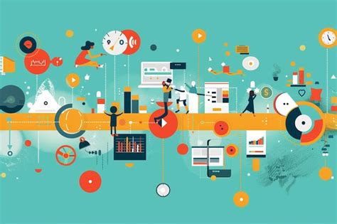 Premium Photo Develop A Visual Timeline Depicting The Evolution