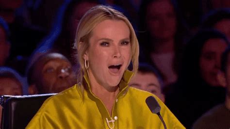 Amanda Holden Reaction  By Top Talent Find And Share On Giphy