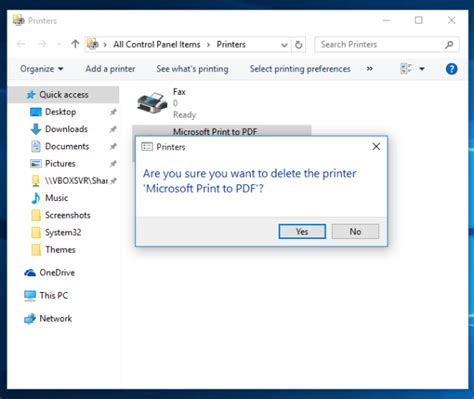Fix PDF Printer Is Missing In Windows 10