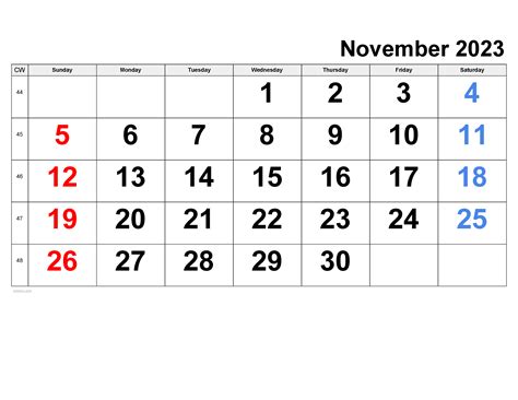 2023 Printable Numbers