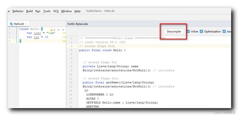 【kotlin】类的初始化 ① 成员属性 Kotlin 自动为成员字段生成 Getter 和 Setter 方法 手动设置成员的