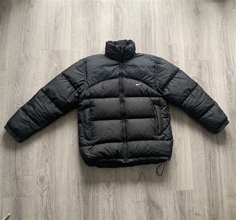 Nike × Vintage Vintage Nike Swoosh Puffer Jacket Y2K/YKK | Grailed