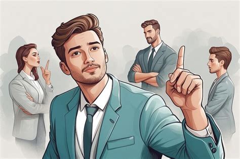 Premium Ai Image Self Confidence Concept Illustration