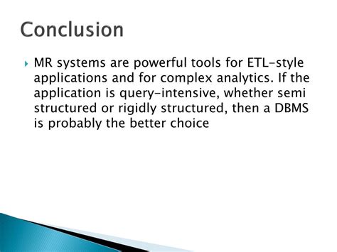 Ppt Mapreduce Vs Parallel Dbmss Powerpoint Presentation Free Download Id2383395