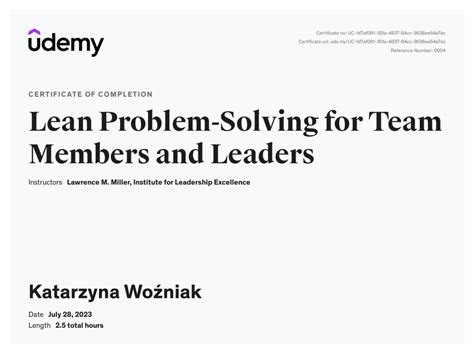 Katarzyna Woźniak On Linkedin Udemy Course Completion Certificate