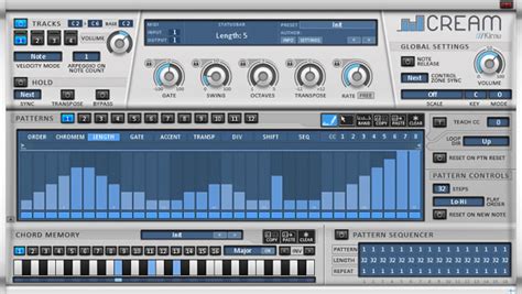 Cream Midi Arpeggiator Vstau Plugin By Kirnu Interactive