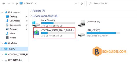 how to determine what version of windows is on a usb bootable device