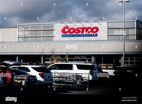 Costco Wholesale Retail Exterior And Trademark Logo On Nov 30 2024 In