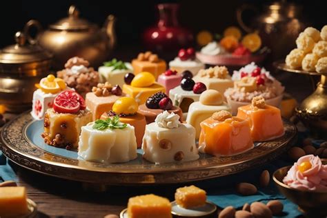 Premium Ai Image Eastern Sweets