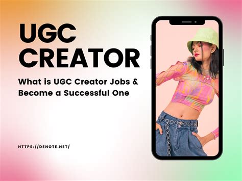 What Is Ugc Creator Jobs And Become A Successful One