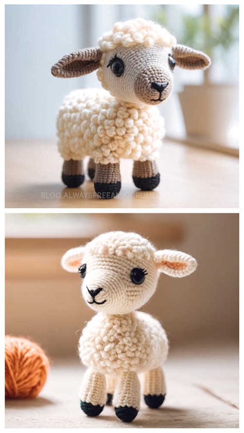 Amigurumi Lamb Crochet Free Pattern Amigurumi