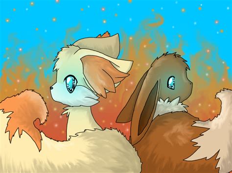 Fennekin And Eevee