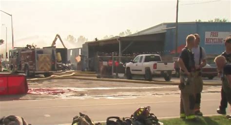 Nine Fire Departments Respond To Fire At Jacksonville Auto Salvage Yard