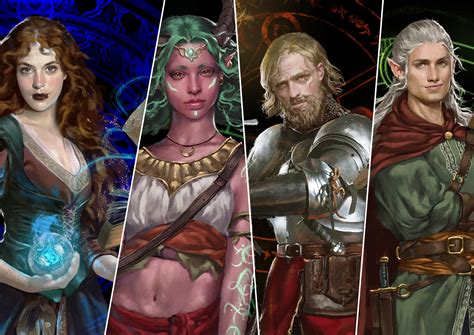 Artstation Fantasy Character Arts For Print
