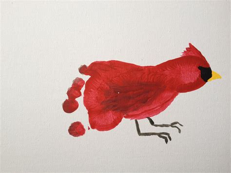 Bird Footprint Art