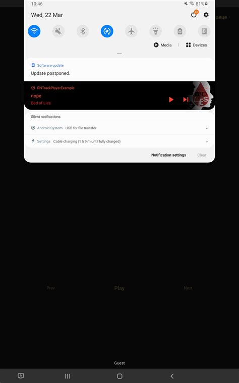 Android 10 Baked In Metadata Is Prioritized For Notification Player