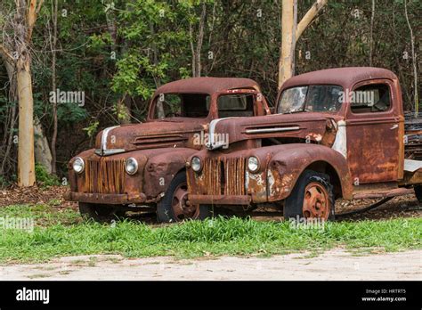 Old Rusty Ford Trucks