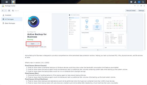 Vmware Vsphere Virtual Machine Backups Using Synology Active Backup For Business