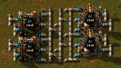 Two Sided Advanced Oil Processing Refinery Designs R Factorio