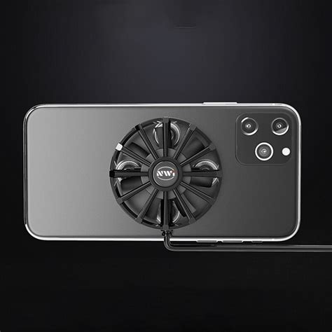 조절식 휴대폰 쿨러 홀더 휴대용 마그네틱 게임용 휴대폰 라디에이터 분리형 냉각 팬 흡입 컵 방열판null