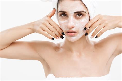 Free Photo Beauty Skin Care Concept Beautiful Caucasian Woman Face