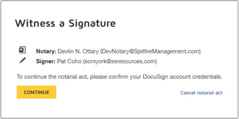 Kba 01794 Adding The Enotary Option To Docusign Spitfire Client Services